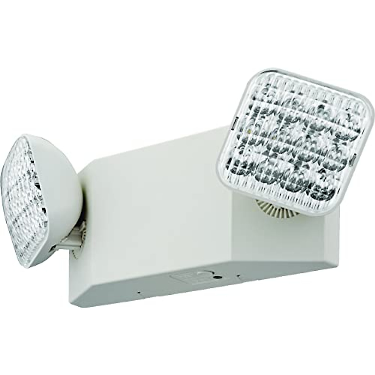 Lithonia Lighting EU2C M6 Emergency Light with 2 LED Lamps, Square, Ivory White