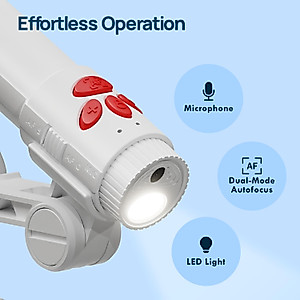 INSWAN INS-3 Detachable USB Document Camera for Teachers, built-in Mic, Light, Dual-Mode Autofocus, Windows, MacOS,Chromebook Compatible for Remote Teaching, Distance Learning, Webcam Web Conferencing