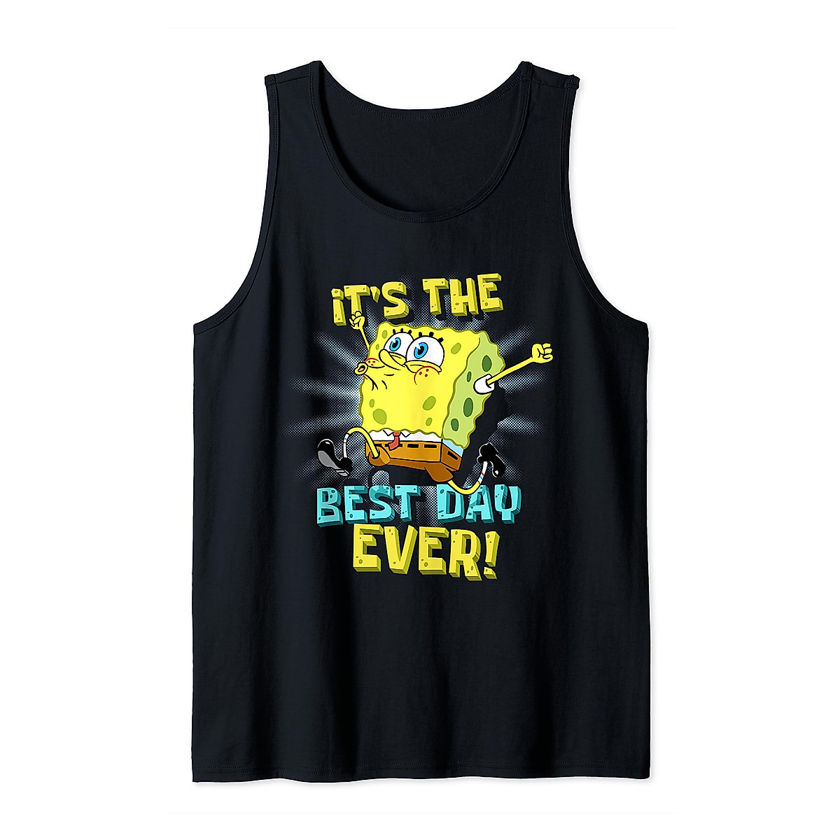 Mademark x SpongeBob SquarePants - Spongebob It's The Best Day Ever! Birthday Kids Spongebob Tank Top