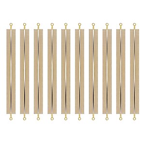 10 Pieces Impulse Sealer Replacement Parts 12 Inch Heat Seal Strips Replacement Element Grip Impulse Sealer Heating Element Service Spare Repair Kit, 300mmx2mm