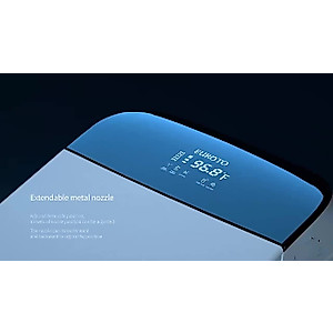 EUROTO [Newest 2023] One-Piece Dual Flush, Integrated Bidet and Toilet, Luxury Auto Open and Close Lid Heated Seat, Warm Dryer and Air Deodorizer, White (2022 Foot Feel Flip Flap Smart Toilet)