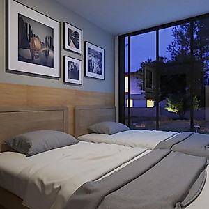 Generic 2 Bedroom 2 Bathroom Portable Tiny Home, 24x40 ft, Expandable Design, Large Windows, White, 07112003