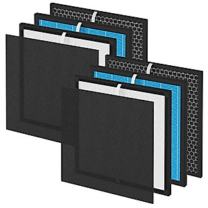 VALZONE AirMax 10L Pro Filter Replacement Kit Compatible with Okaysou Smart Airmax 10L Pro and Aiibot-A300 Air Purifi er,2 Packs