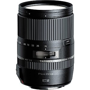 Tamron 16-300mm F/3.5-6.3 Di-II VC PZD All-In-One Zoom Lens for Canon APS-C Digital SLR Cameras (6 Year Limited USA Warranty)