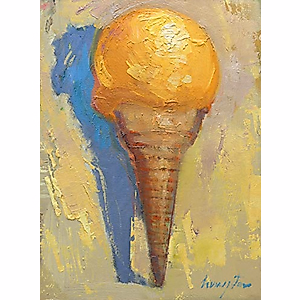 Mango by Francis Livingston, Original Oil on Panel, 10" x 7.5"