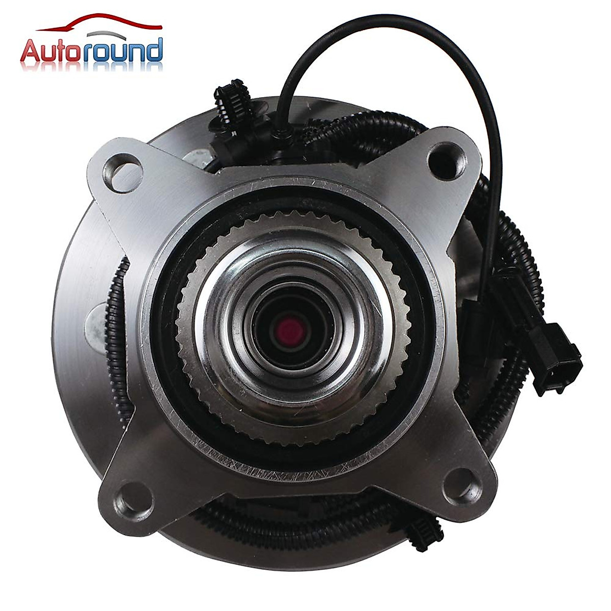 Autoround 515169 [2-Pack] 4WD Front Wheel Bearing and Hub Assembly fit for 2015-2017 Ford F-150, Fit Driver/Passenger Side, 6 Lug W/ABS