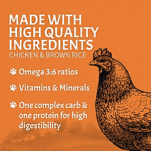 Canine Caviar Special Needs Dog Food – Limited Ingredient Alkaline Holistic Dog Food – Gluten Free, Premium for Older & Sensitive Stomach Dogs – for Skin & Coat – Chicken & Brown Rice – 4.4 lbs