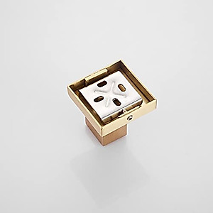 Beelee Brushed Gold Wall Hooks 4-Pack Bathroom Towel Hooks Robe Hooks SUS 304 Stainless Steel Hat Rack Clothes Hanger for Bathroom,Kitchen and Living Room，BA19907BG-4