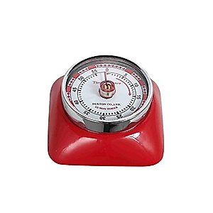 Magnetic 55 Minute Kitchen Timer Square - Red