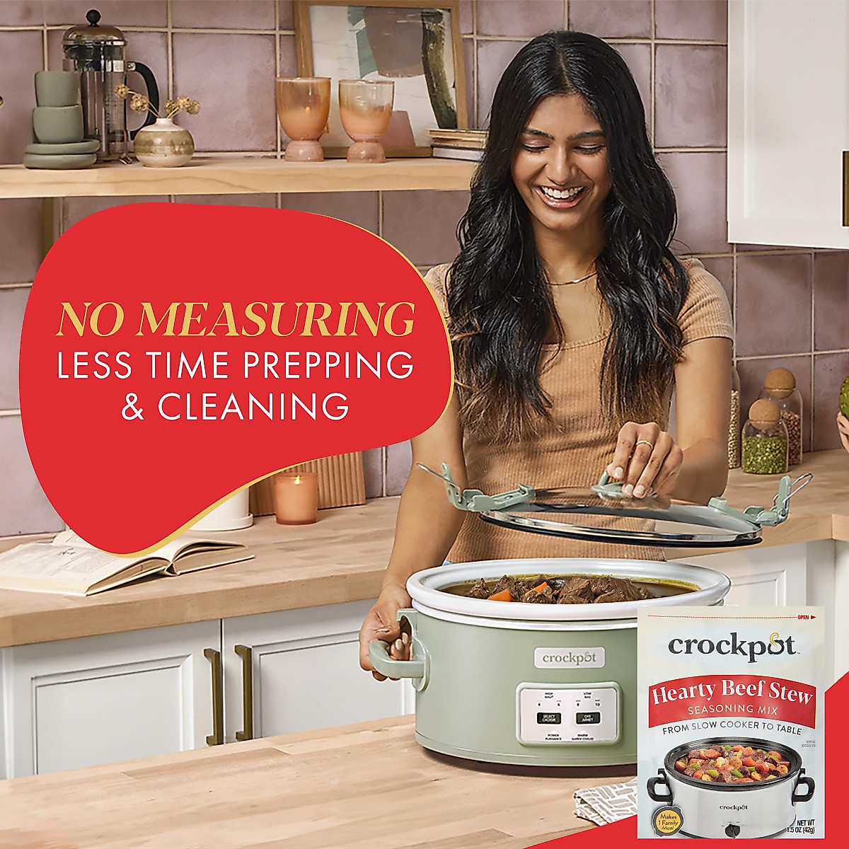 Crock-Pot Hearty Beef Stew Seasoning Mix, 1.5 Ounce (Pack of 12)