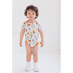 Disney Lion King Infant Baby Boys 5 Pack Short Sleeve Bodysuits Lion King 18 Months