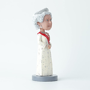 Queen Elizabeth II Bobblehead, United Kingdom Princess Elizabeth Alexandra Mary Windsor Bobblehead Toys Statue Queen Elizabeth II Action Figure