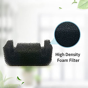 4 Pack-Cat-Water-Fountain-Filters with 4 Sponges, Pet-Replacement Filters for 67oz/2L Pet Drinking Fountain Dog Water Dispenser