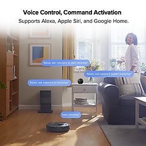 roborock Q5 Max+ Robot Vacuum with Self-Empty Dock, Upgraded from Q5+, 5500 Pa Suction, DuoRoller Brush, Hands-Free Cleaning for up to 7 Weeks, PreciSense LiDAR Navigation, App & Voice Control