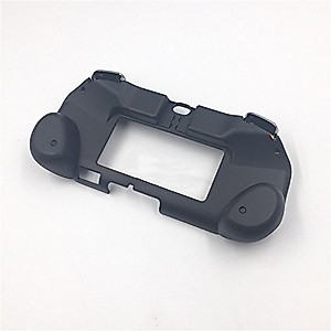 L3 R3 Matte Hand Grip Handle Joypad Stand Case with L2 R2 Trigger Grips Handel Holder Button For PS Vita PSV 2000 （Black）