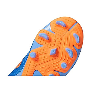 PUMA Future Pro Firm Ground/Artificial Ground (Little Kid/Big Kid) Blue Glimmer/Puma White/Ultra Orange 13 Little Kid M