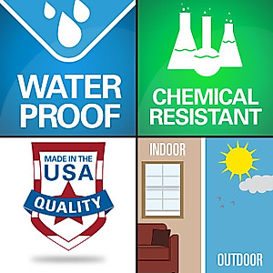 Recycle and Trash Logo Stickers 4 Pack - 4in Circle - for Metal or Plastic Garbage cans, and Bins - Indoor & Outdoor - Laminated and UV Protected Premium Decal (Silver, Small)