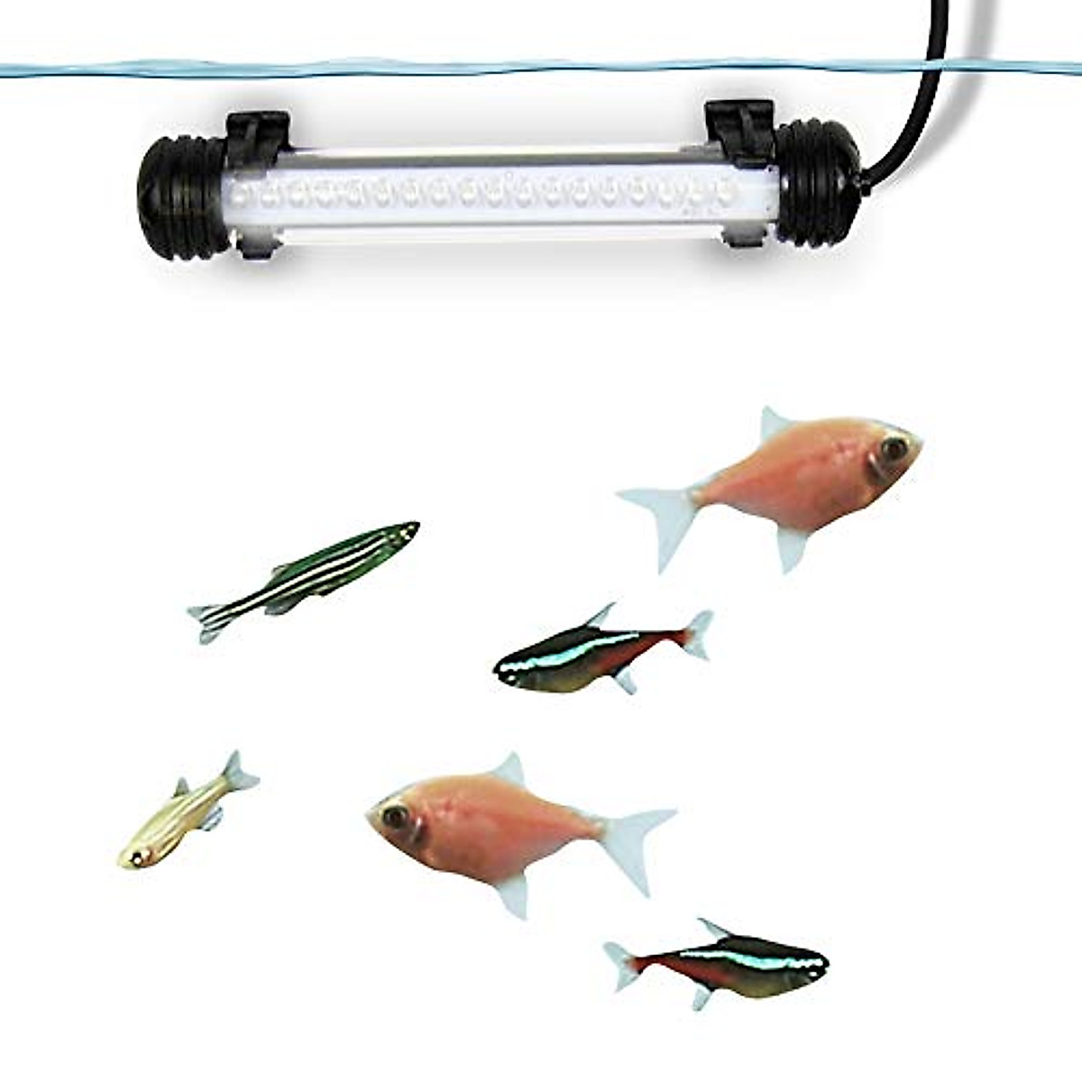 SunGrow Submersible Light Bar for Plant Aquariums and Tanks, Ideal for an Underwater Refugium Light Source, Creates Underwater Shimmer, Brings Out Beautiful Colors in Your Fish, Easy to Install