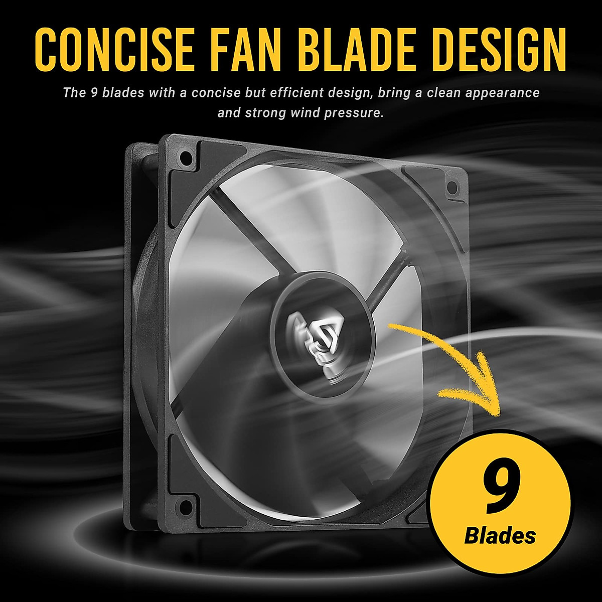 Antec PC Fans, 120mm Fan, Silent Case Fans, High Performance, Silent Quiet Low Noise, 3-pin Connector, P12 Series 5 Packs