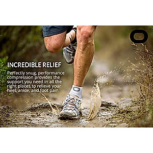 Plantar Fasciitis Socks with Arch Support for Men & Women - Best Ankle Compression Socks for Foot and Heel Pain Relief - Better Than Night Splint Brace, Orthotics, Inserts, Insoles