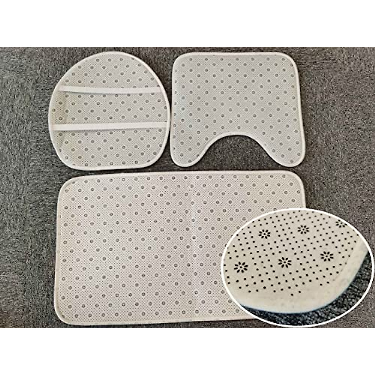 AXISRC 4Pieces Merry Christmas Shower Curtains Sets Blue Background Rugs 3D Print Polyester Bathroom Mat Home Textile Bath Sets 71x71inches