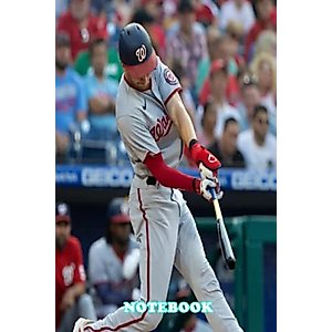 Notebook : Trea Turner Lined Notebook Journal, 100 Pages - Thankgiving Notebook Blank Ruled Writing Journal #498