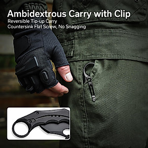 CIVIVI Incisor II Pocket Folding Knife for EDC, Karambit Knife with 2.02" Nitro-V Blade Aluminum Handle C16016B-1