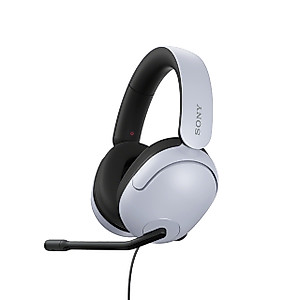 Sony-INZONE H3 Wired Gaming Headset, Over-ear Headphones with 360 Spatial Sound, MDR-G300,White
