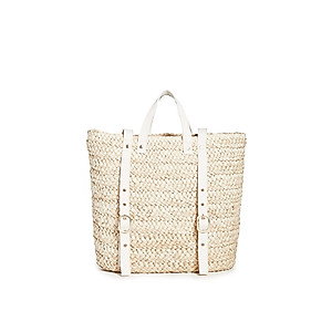 L*Space Women's Summer Days Backpack, Natural, Tan, One Size