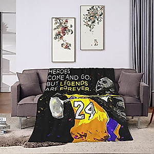 wanjun Blanket Ultra-Soft Flannel Blanket,Lightweight,Bed Throws All Seasons Warm Throw Blanket,Sofa,Room,Basketball Fans Gift. (50 inches x40 inches ), A1