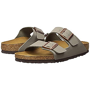 Birkenstock Unisex Arizona Stone Birkibuc Sandals - 39 M EU