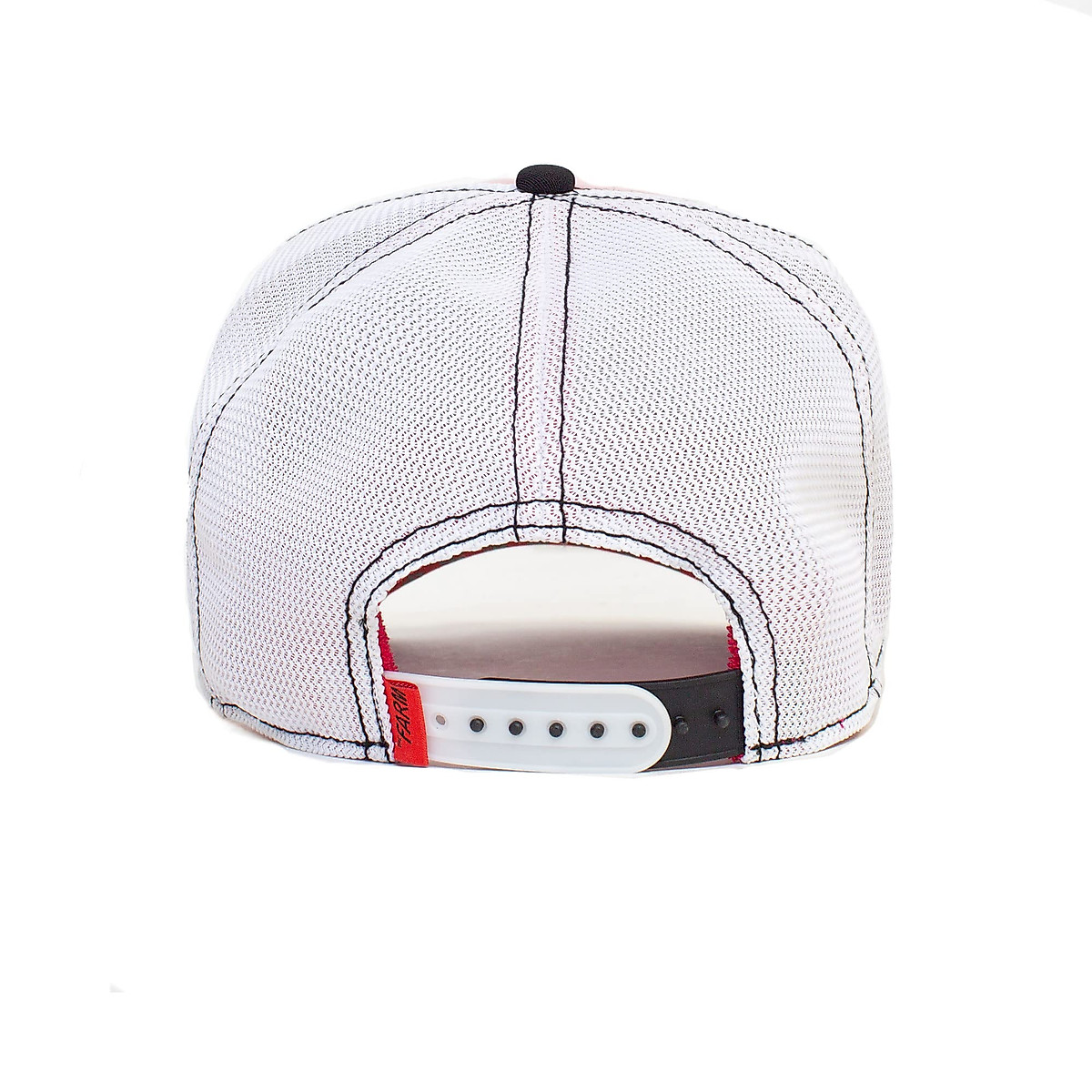 Goorin Bros. The Farm Unisex High Shine Faux Leather Adjustable Snapback Trucker Hat, Black (Golden Calf), One Size