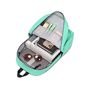 Joymoze Waterproof School Backpack for Boy and Girl Cute Women Daypack Green