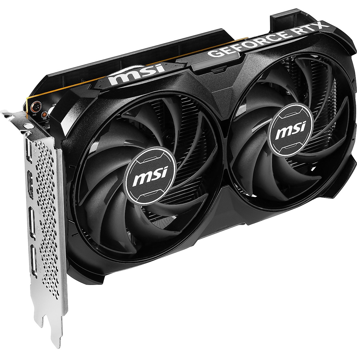 MSI Gaming GeForce RTX 4060 8GB GDRR6 Extreme Clock: 2505 MHz 128-Bit HDMI/DP Nvlink TORX Fan 4.0 Ada Lovelace Architecture Graphics Card (RTX 4060 Ventus 2X Black 8G OC)
