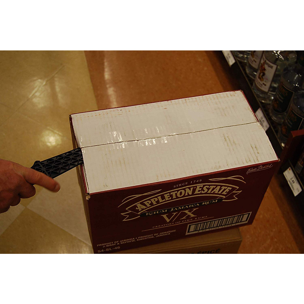 EZ Box Opener, 25 Pack, Opens Glued Taped Stapled Boxes and More, Bladeless, Eliminate All Lacerations and Product Damage, Safer Than Sharp Bladed Utility Knife, Safety Cutter, NO Blade, (25)