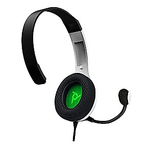 PDP LVL30 Wired Headset with Single-Sided One Ear Headphone for PC, Xbox - Mac, Tablet Compatible - Noise-Cancelling Mic - Lightweight, Cool Comfort, Great for Gaming, School and Remote Work - White