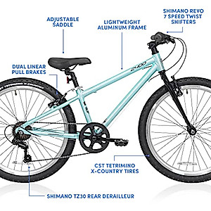 Kent International "24"" Kent 2400 Mountain Bike, Teal