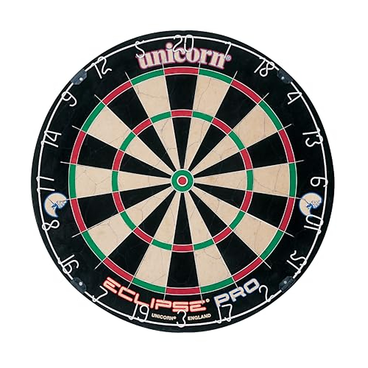 Unicorn Eclipse Pro Championship Edition Bristle Dartboard - PDC Endorsed, Ultra-Slim 30% Thinner Wire - Staple-Free Bullseye - Premium Self-Healing Sisal - High-Visibility Rotatable Number Ring
