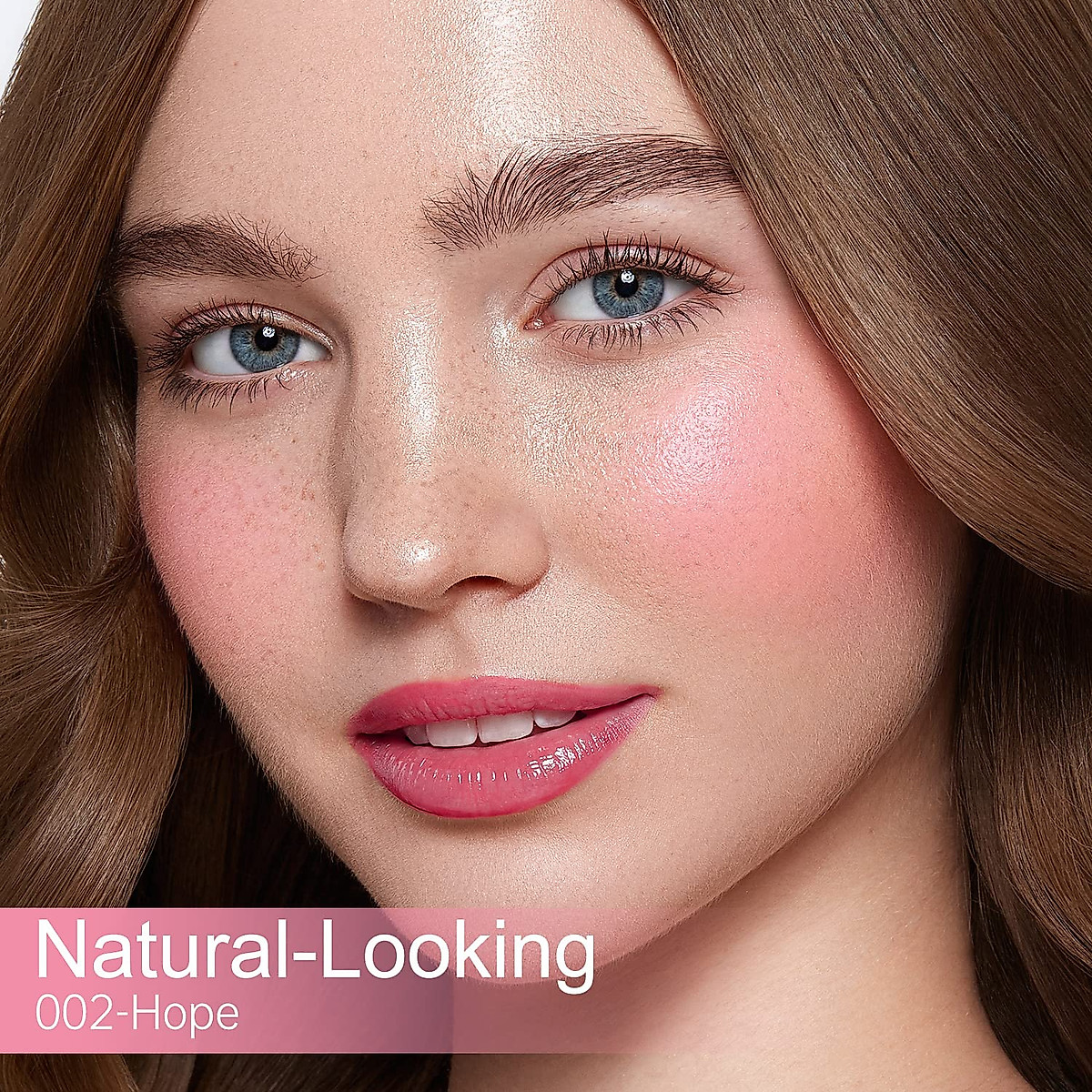 Liquid Blush, Cream Blush Makeup, Natural-Looking Matte Blush for Cheeks, Lightweight, Breathable Feel, Long-Wearing, Smudge Proof, Dewy Finish, Cruelty-free (002-Haze)