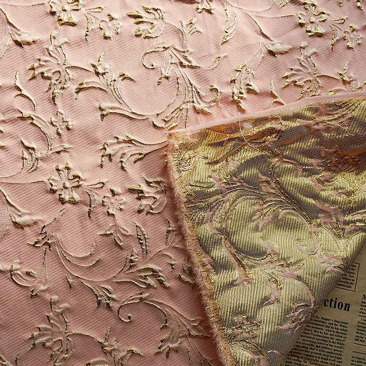 XMTXZYM 2 Meter Embossed Bubble Yarn Dyed Jacquard Fabric Women's Dress DIY Making Fabric