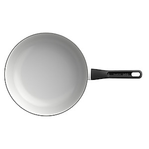 Berghoff Leo Glints Nonstick Ceramic 11in Wok Pan 4qt. Recycled Aluminum CeraGreen Non-toxic Coating Stay-cool Handle Induction Pans, Spirit