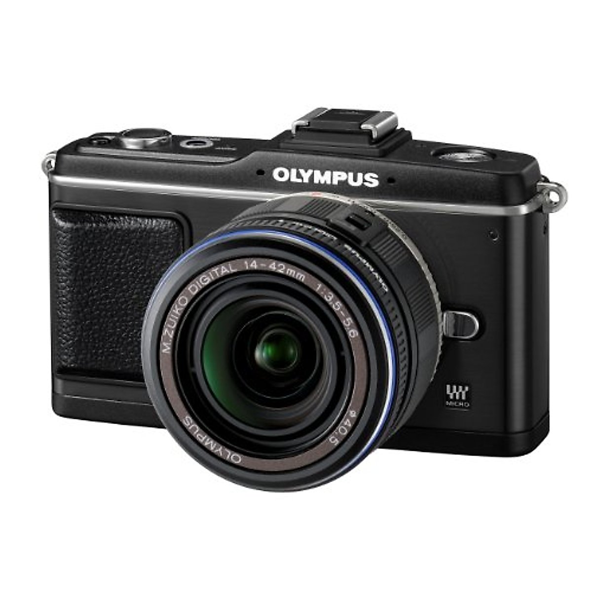 Olympus E-P2 12.3 MP Micro Four Thirds Interchangeable Lens Digital Camera with 14-42mm f/3.5-5.6 Zuiko Digital Zoom Lens (Electronic View Finder not included)