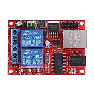 Davitu Electricity Generation - LAN Ethernet 2 Way Relay Board Delay Switch TCP/UDP Controller Module WEB Server D7WA
