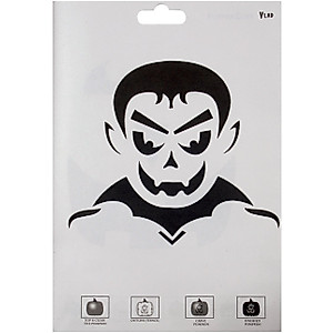 Loftus International Kids Pumpkin Quick Sticker & Tools Pumpkin Carving Kit (9 Piece), Orange