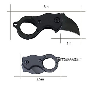 SWBIYING Pocket Knives & Folding Knives,Pocket Knife for Men,Neck Knife Necklace,Tactical Knife Keychain Clip,Edc Knife,Small Mini Pocket Knife,Cool Gadgets Survival,Key Accessories