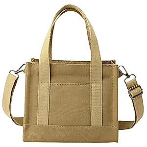 Tote Bag for Women Small Satchel Bag Canvas Hobo Bag Cute Tote Satchel Bag Crossbody Bag Handbags for Women 2023