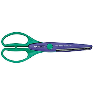 Westcott 7.7 inch Craft Deckle Cut Scissor - Assorted Colours