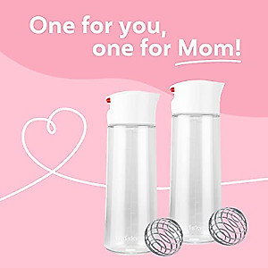 Whiskware Salad Dressing Shaker with BlenderBall Wire Whisk, 2.5 cups, Tritan Plastic