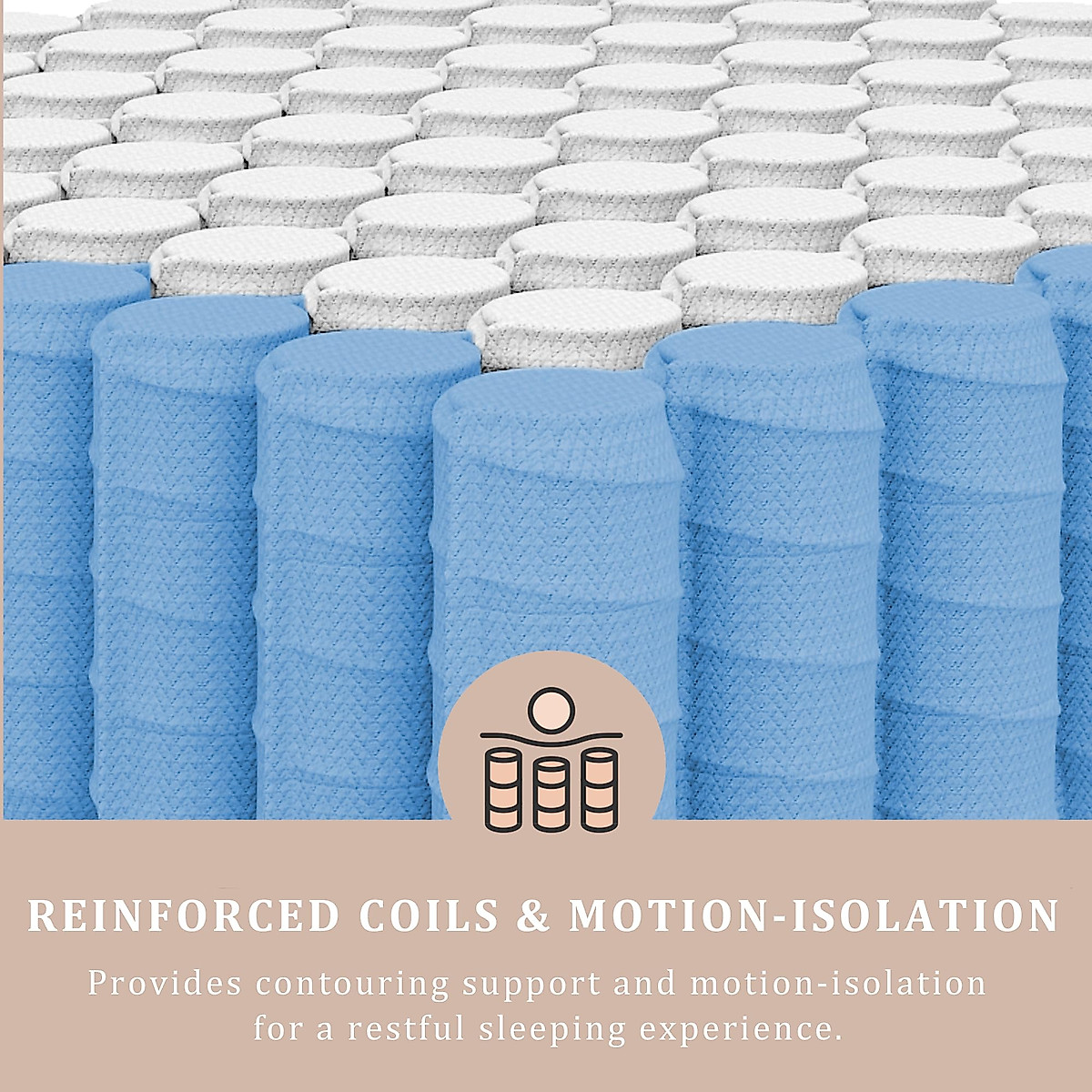 BedStory King Mattress 14 inch - Hotel-Collection Hybrid Mattress for Extra Lumbar Support - Pain Relieving Deep Sleep Plush Mattress - Fiberglass Free Bed in a Box, CertiPUR-US Certified, 365-Trial