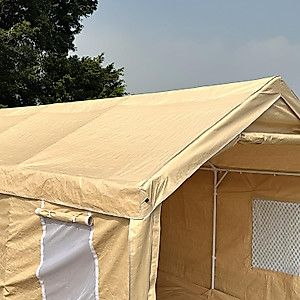 CooTentler 20x12x10FT Portable Paint Booth Covers Replacement (Not Include Frames & Top Cover & Floor)